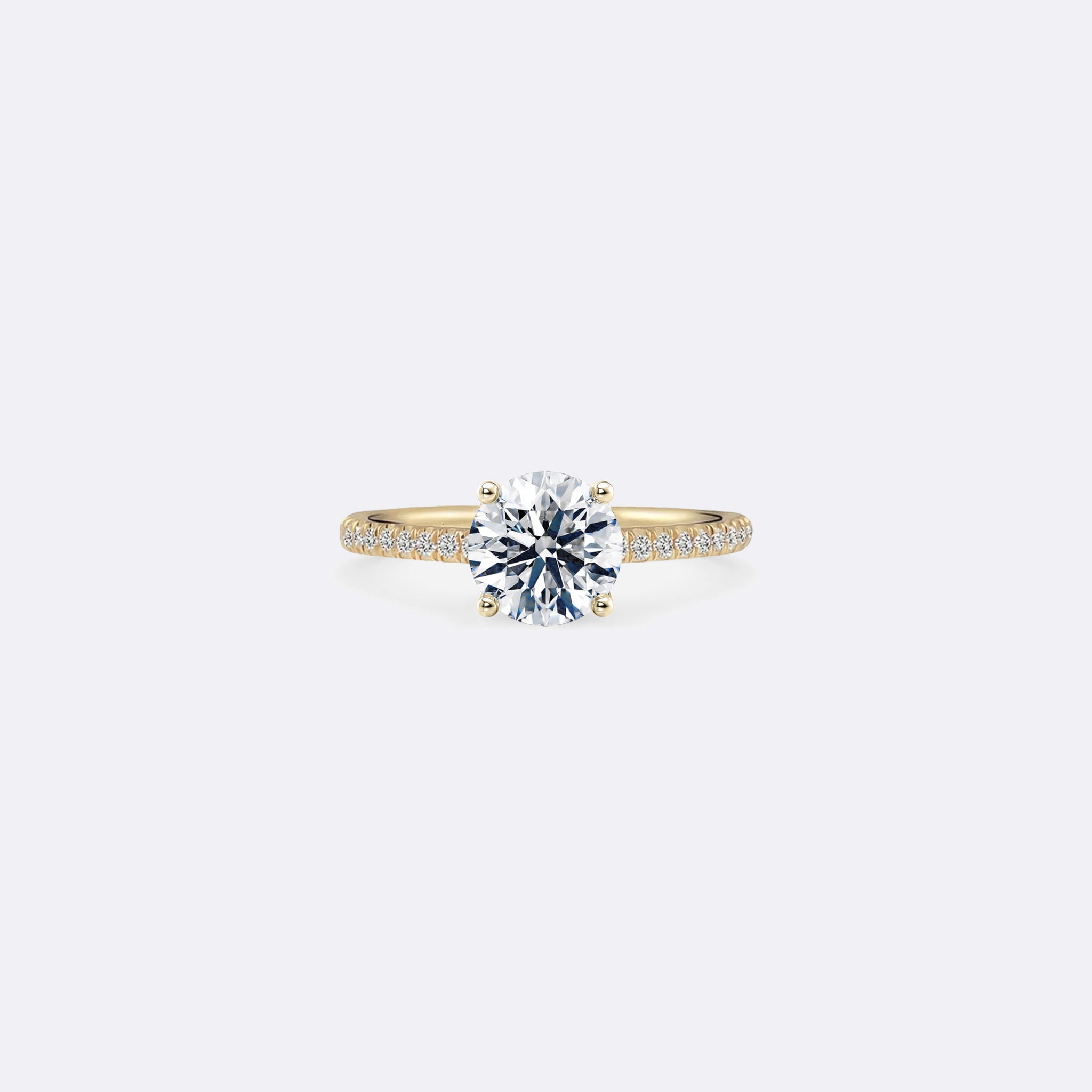 SOLITAIRE PAVÉ ring – Ann Perica