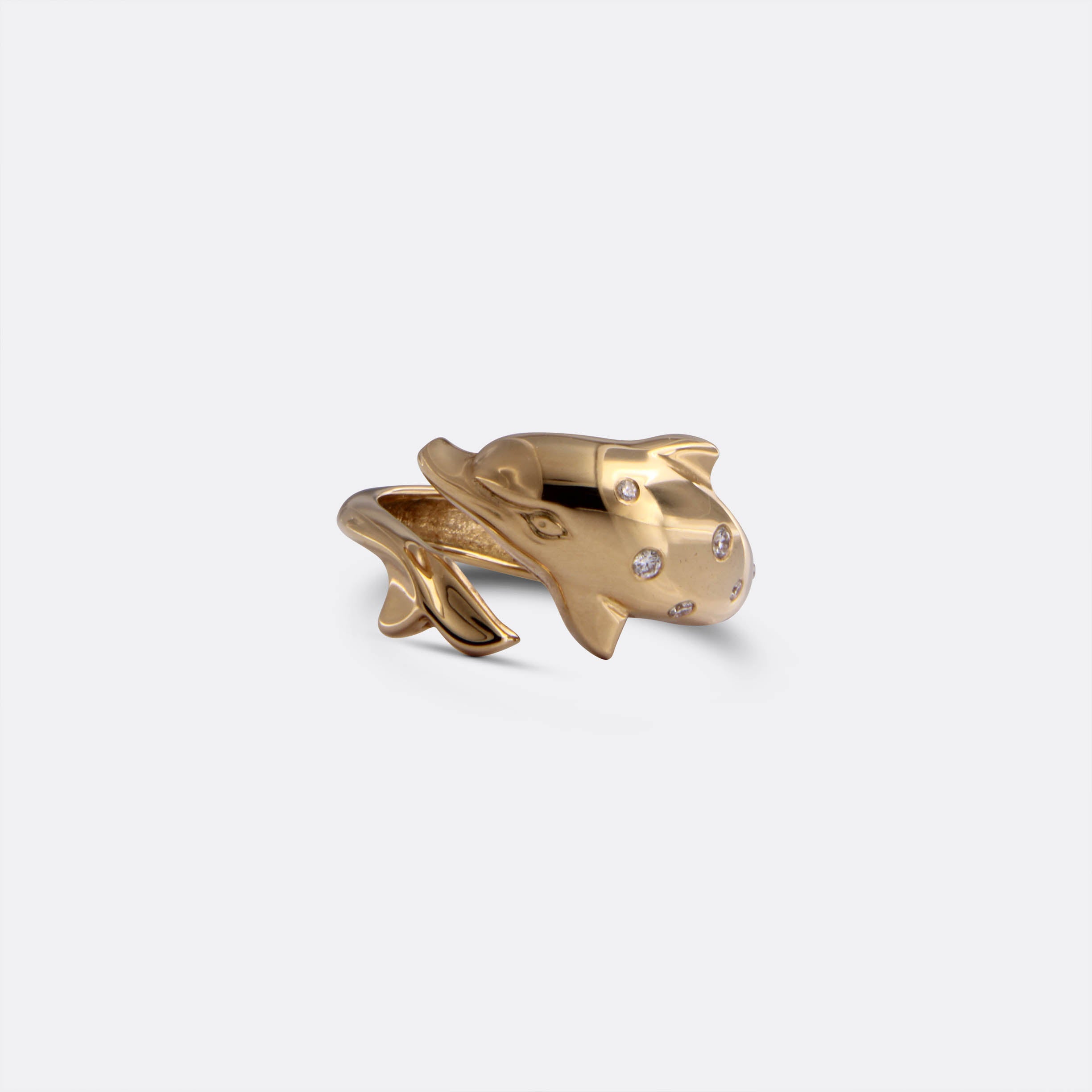 DIAMOND DOLPHIN ring – Ann Perica