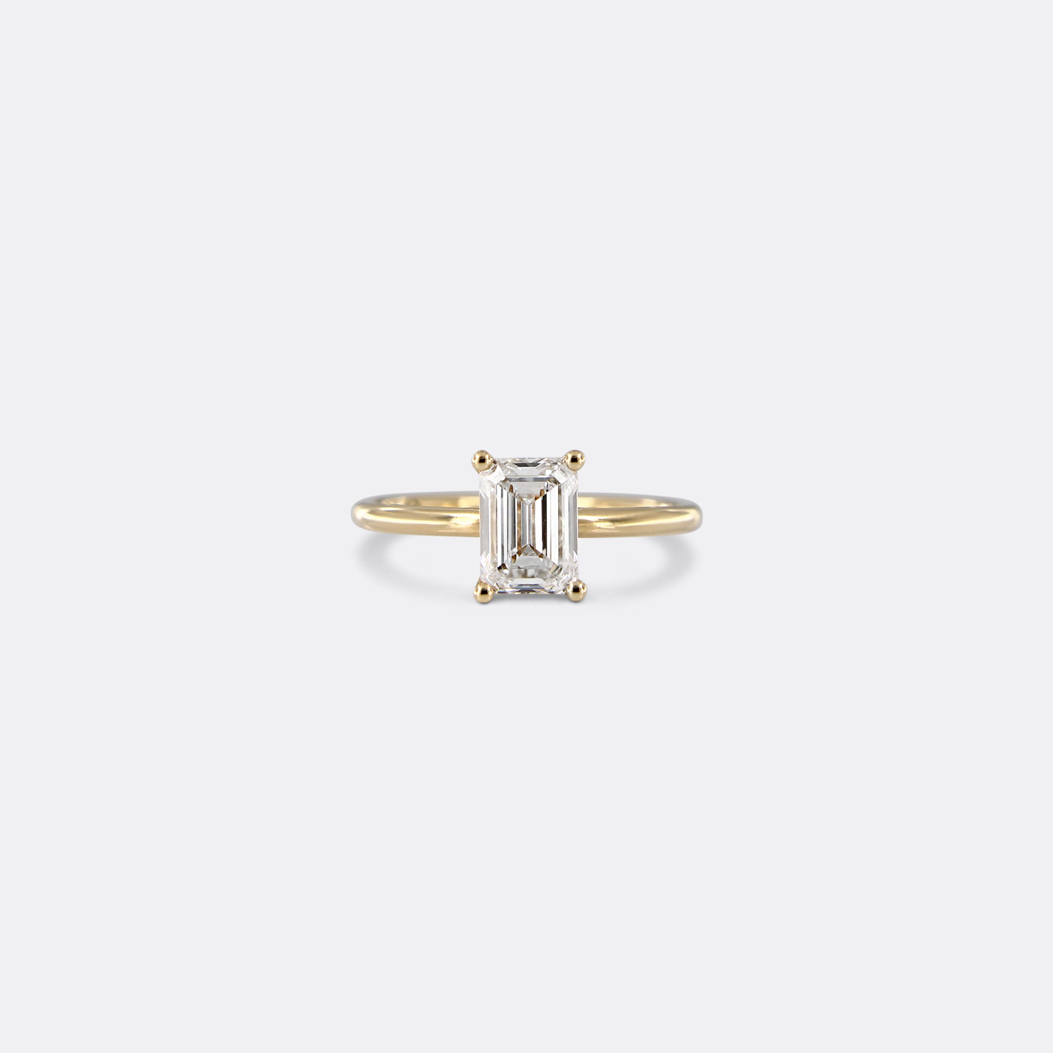 EMERALD SOLITAIRE ring – Ann Perica